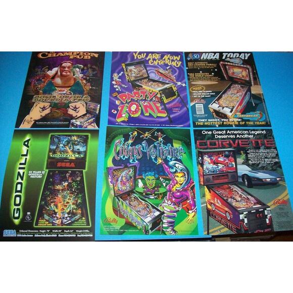 The Unbranded Brand | Art | Pinball Flyers Party Zone Nba Fastbreak ...